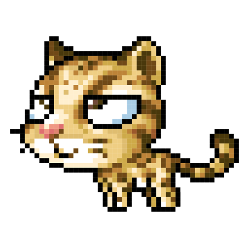 Animal Color By Number: Pixel art adult coloring to recolor 8bit animal ...