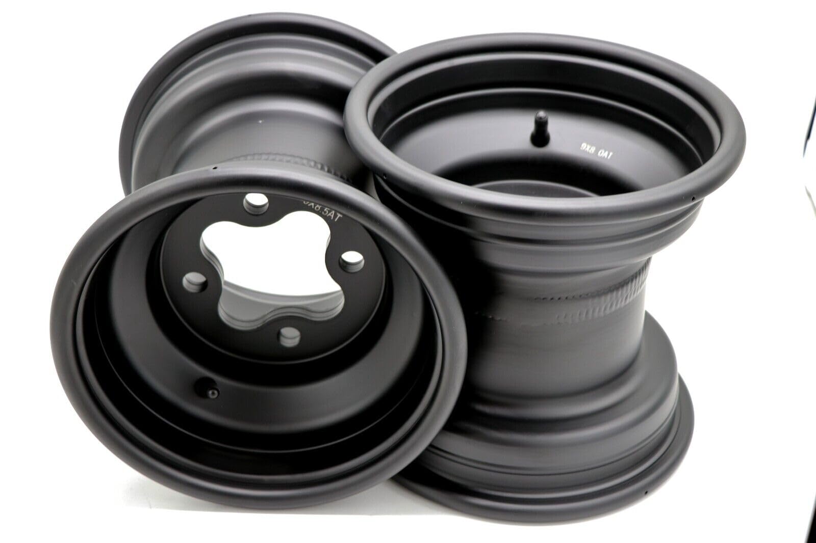 Amazon.com: 2 x 9" rear aluminum wheels rims 4x144 fits Honda 450r ...