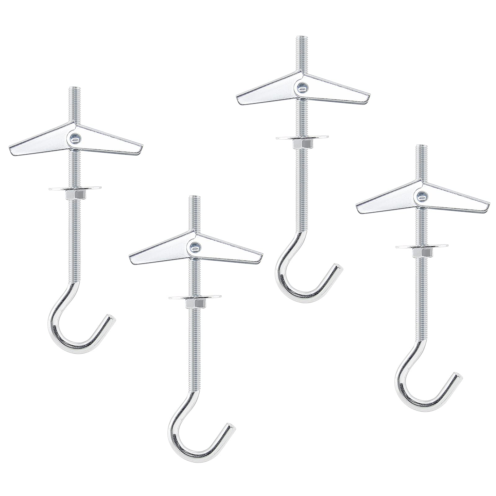 Amazon.com: HARSKIYER 4pcs 4'' / 100mm Swag Hooks for Ceiling Hanging ...