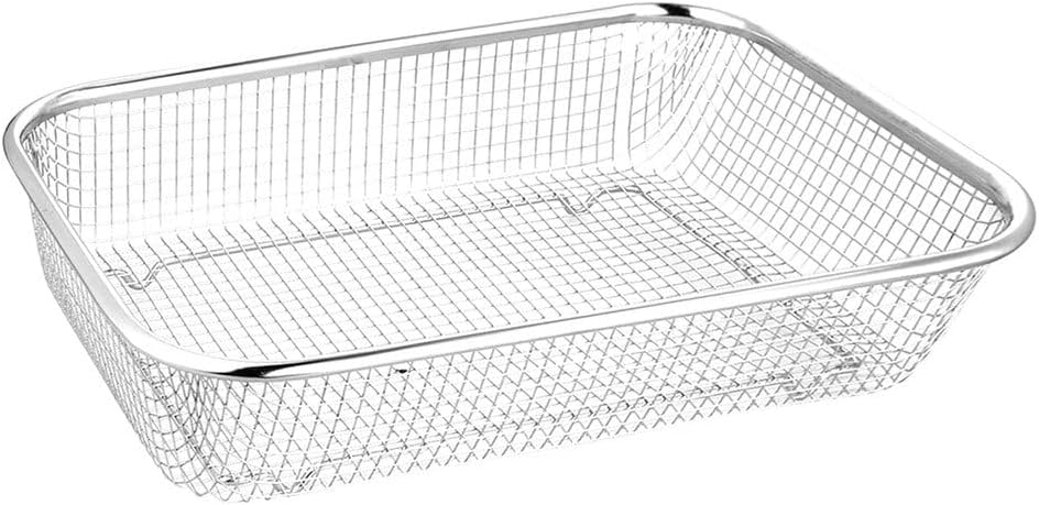 Amazon.com: Mesh Drain Basket Rice Strainer Stainless Steel Rectangle ...