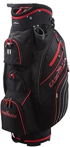 Amazon.com: Caddymatic Golf Deluxe 14 向推車袋黑色/紅色 : 運動和戶外活動