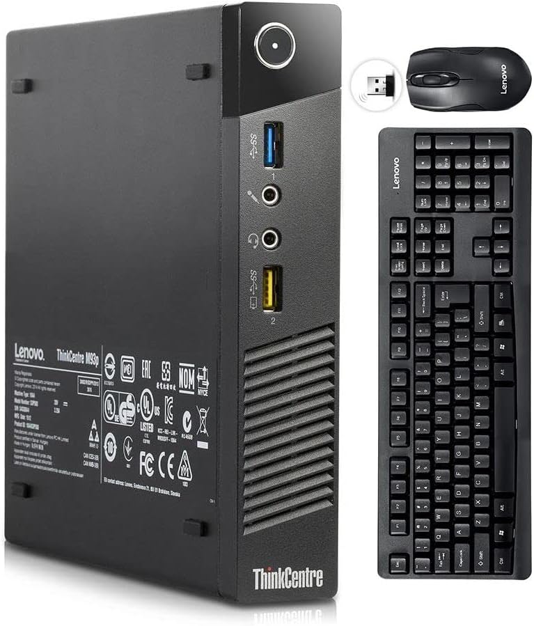Amazon.com: Lenovo ThinkCentre M93P Tiny Mini Business Desktop Computer ...
