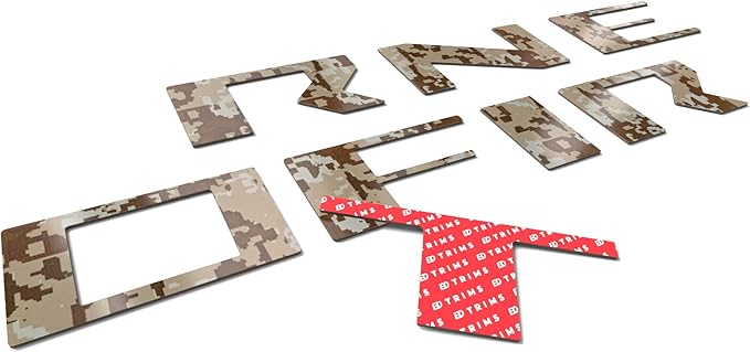 Amazon.com: BDTrims | Raised ABS Plastice Letter Inserts compatible ...