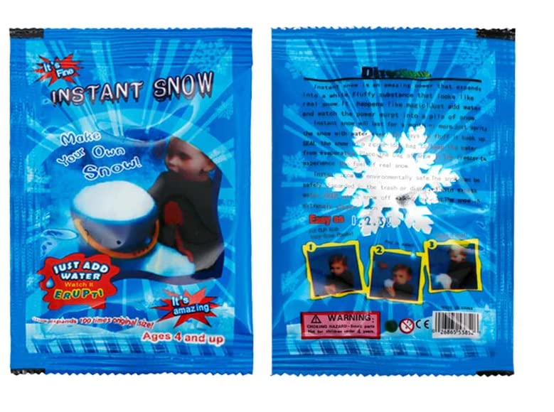 Buy Jo's 5 packs of Instant Snow Powder - Makes about 750 grams of ...