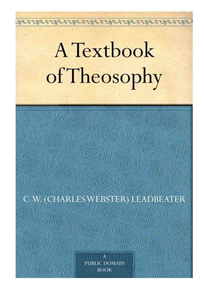 Buy A Textbook of Theosophy Book Online at Low Prices in India | A ...