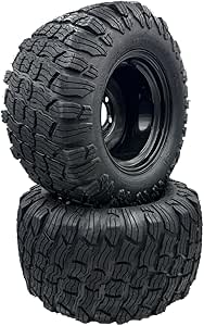 Amazon.com: Set of 2-23x11.00-12 4 Ply Reaper Turf Wheel Assembly : Patio, Lawn & Garden
