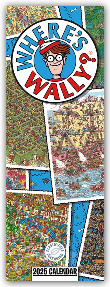 Where's Wally – Wo ist Wally 2025 – Slimline-Kalender: Original ...