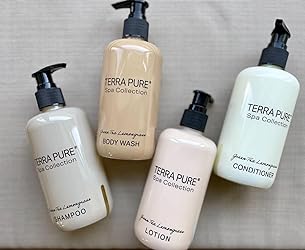 Amazon.com : Terra Pure Spa Collection Amenities Set,10.14oz. Pumps (1 ...