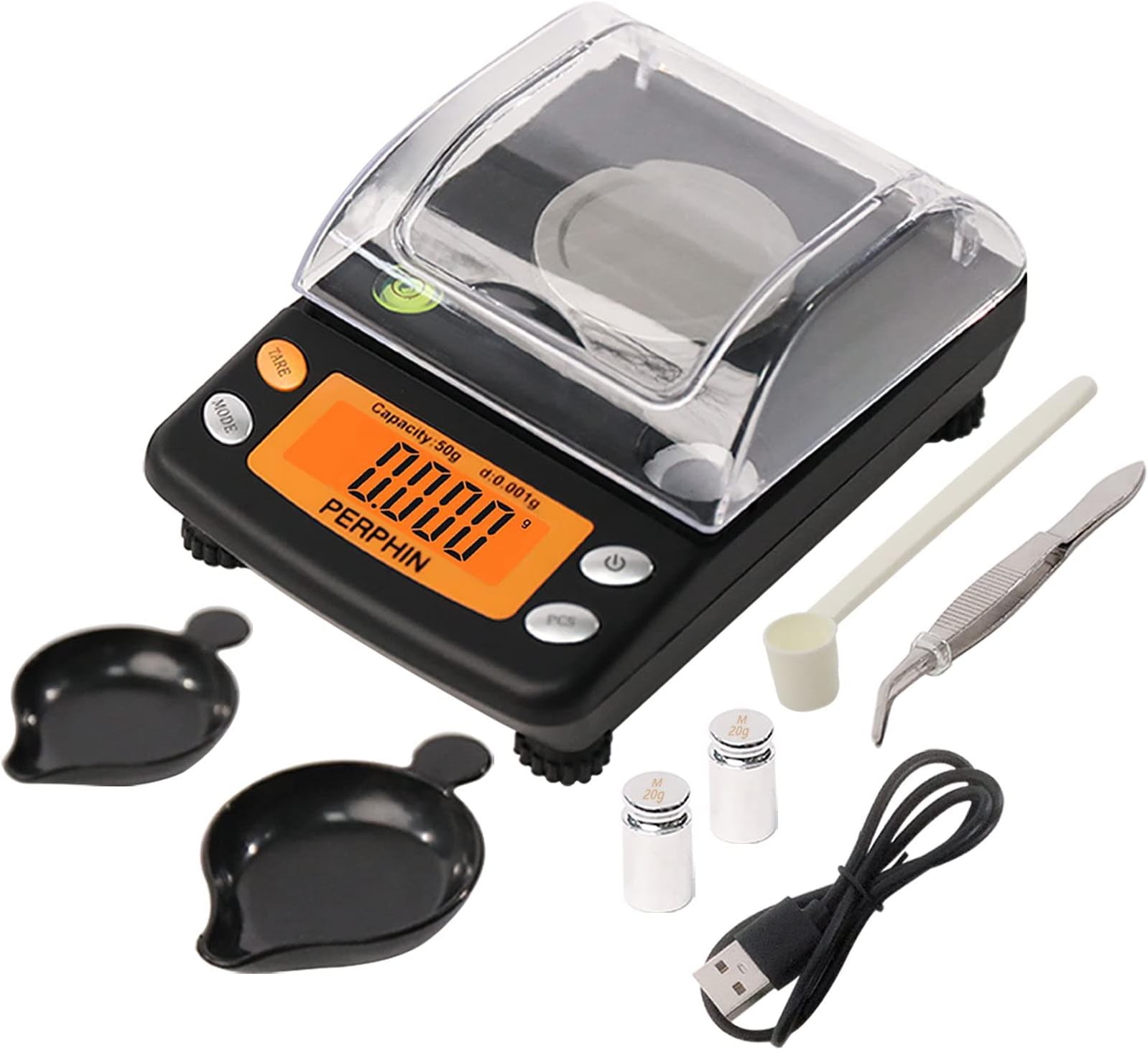 Smart Weigh GEM20 High Precision Digital Milligram Scale 20 x 0.001g ...
