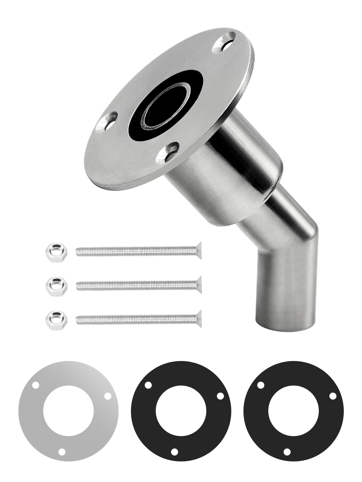 Buy OCEANBROAD Stainless Steel 316 Thru Hull Exhaust, Fitting 24mm Hose ...