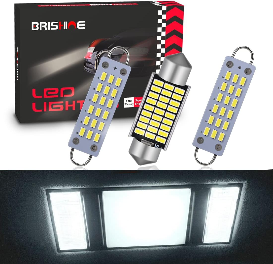 Amazon.com: MbuyDIY Interior LED Map Dome Light Bulbs Kit Compatible ...