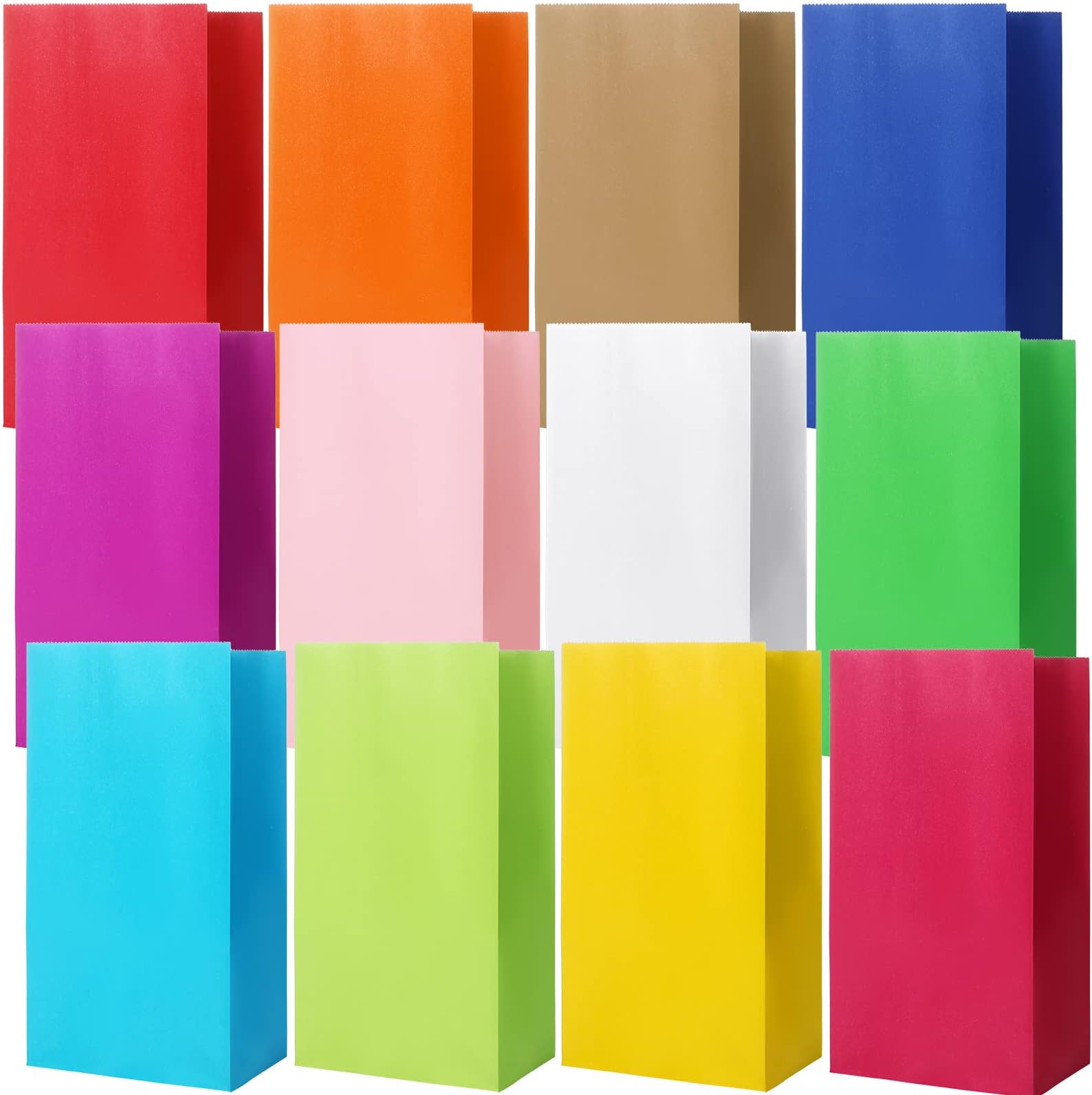Amazon.com: Hygloss Products Colored Paper Bags – 50 Assorted Colors ...