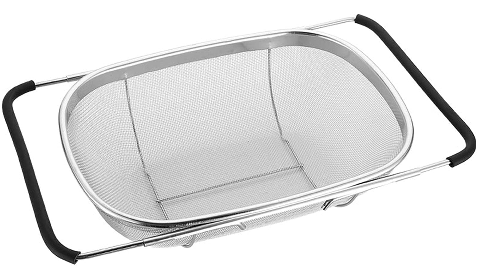 Snapklik.com : Over The Sink Colander, Stainless Steel Fine Mesh ...