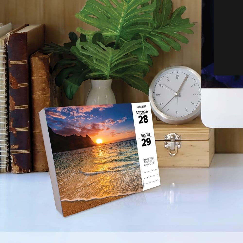 Snapklik.com : Ah, The Beach 2025 6.2" X 5.4" Box Calendar