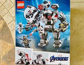 Amazon.com: LEGO Marvel Avengers War Machine Buster 76124 Building Kit ...