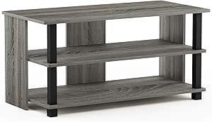 Amazon.com: HomeStock Beachy Beauty 3-Tier TV Stand Holds TV Up to 40 ...