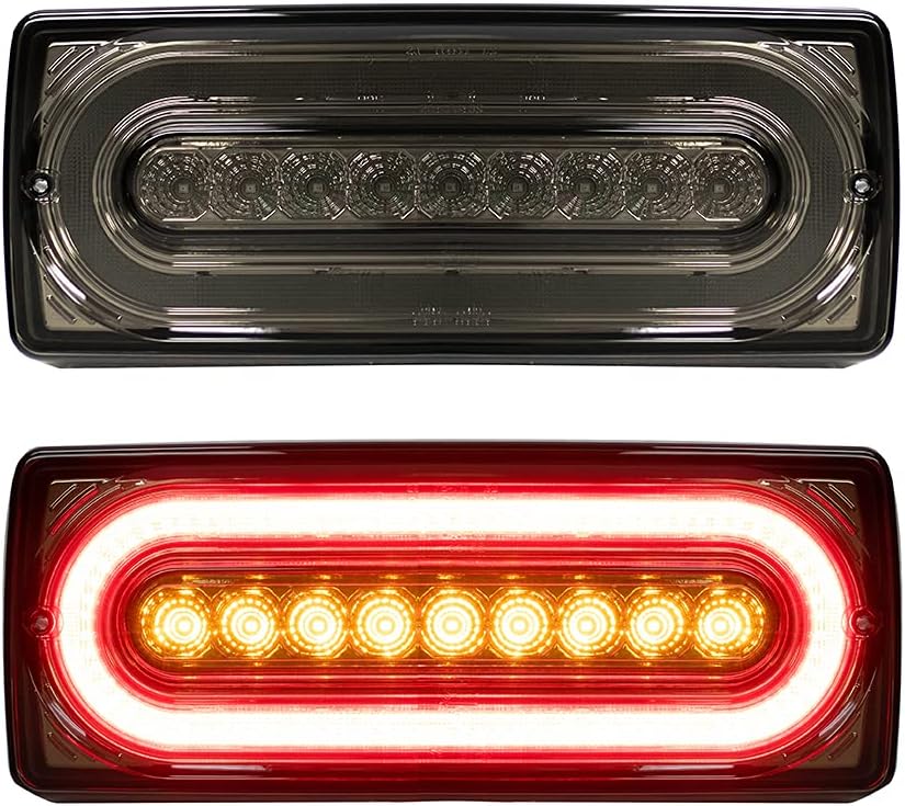 Amazon.com: ProTuningLab LED Tail Lights Sequential Smoked Lens For 90 ...
