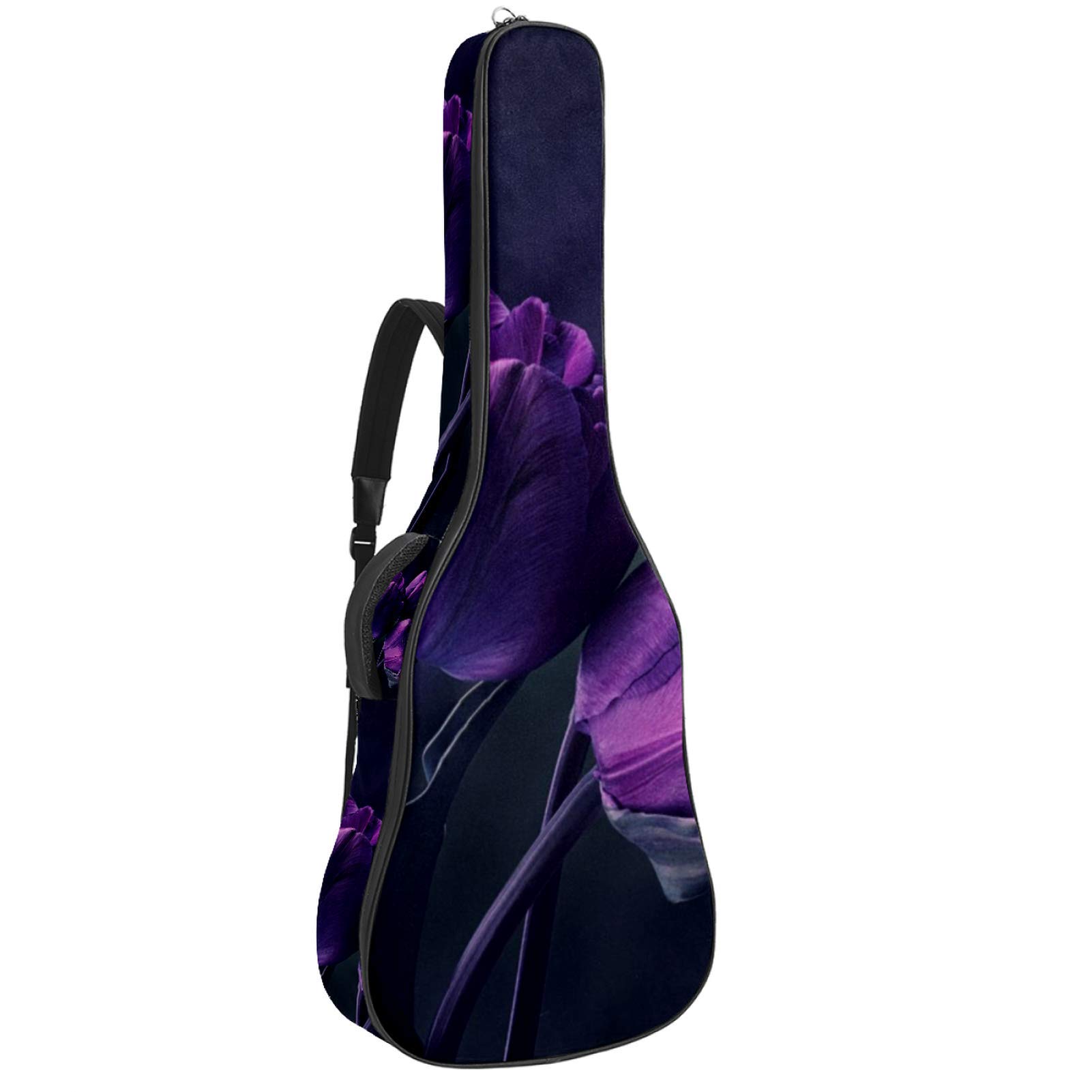 Dark Purple Acoustic Guitar