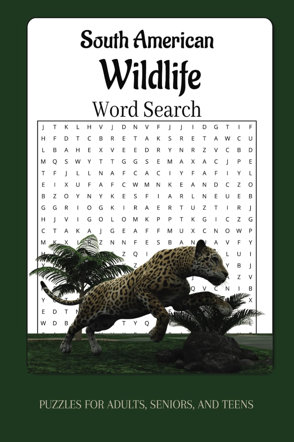 South American Wildlife Word Puzzle Book: word searches with easy to ...