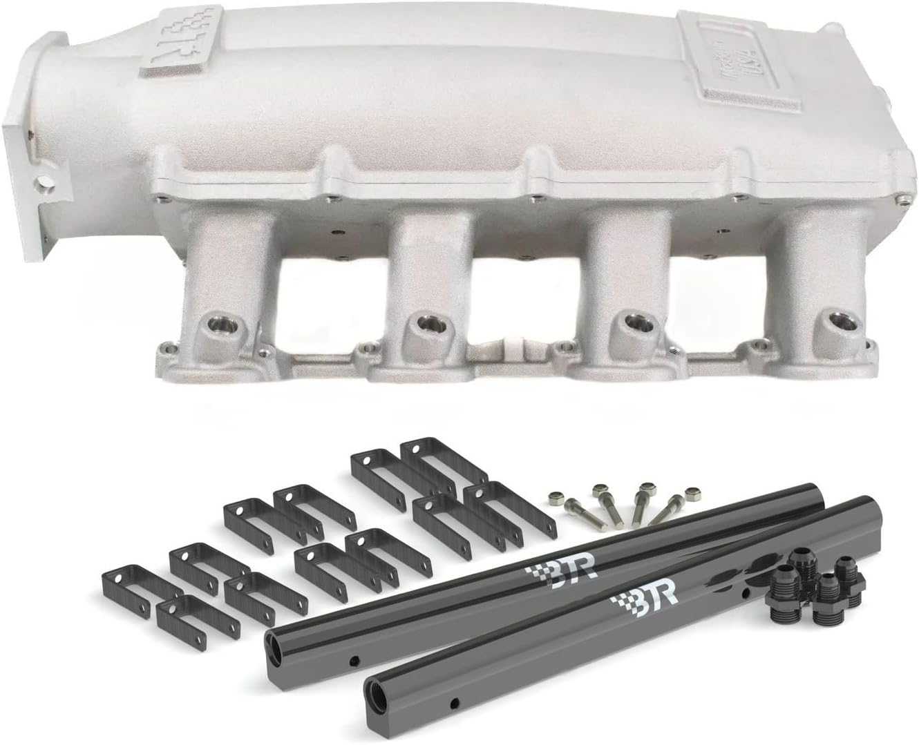 Amazon.com: BTR Trinity Intake Manifold LS3 Rectangle Port Natural ...