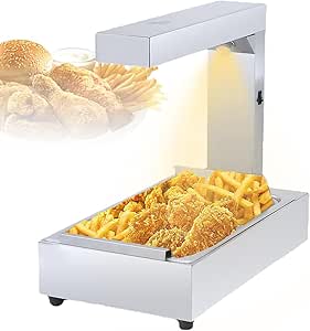 Amazon.co.jp: Electric Food Warmer, Stainless Steel French Fries Heat ...