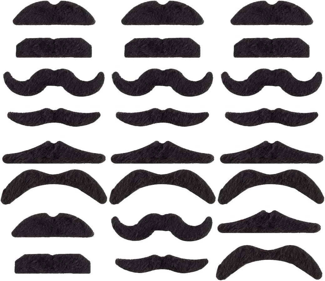 Amazon.com: U_star 48 PCS Fake Mustaches,Novelty Mustache Party ...