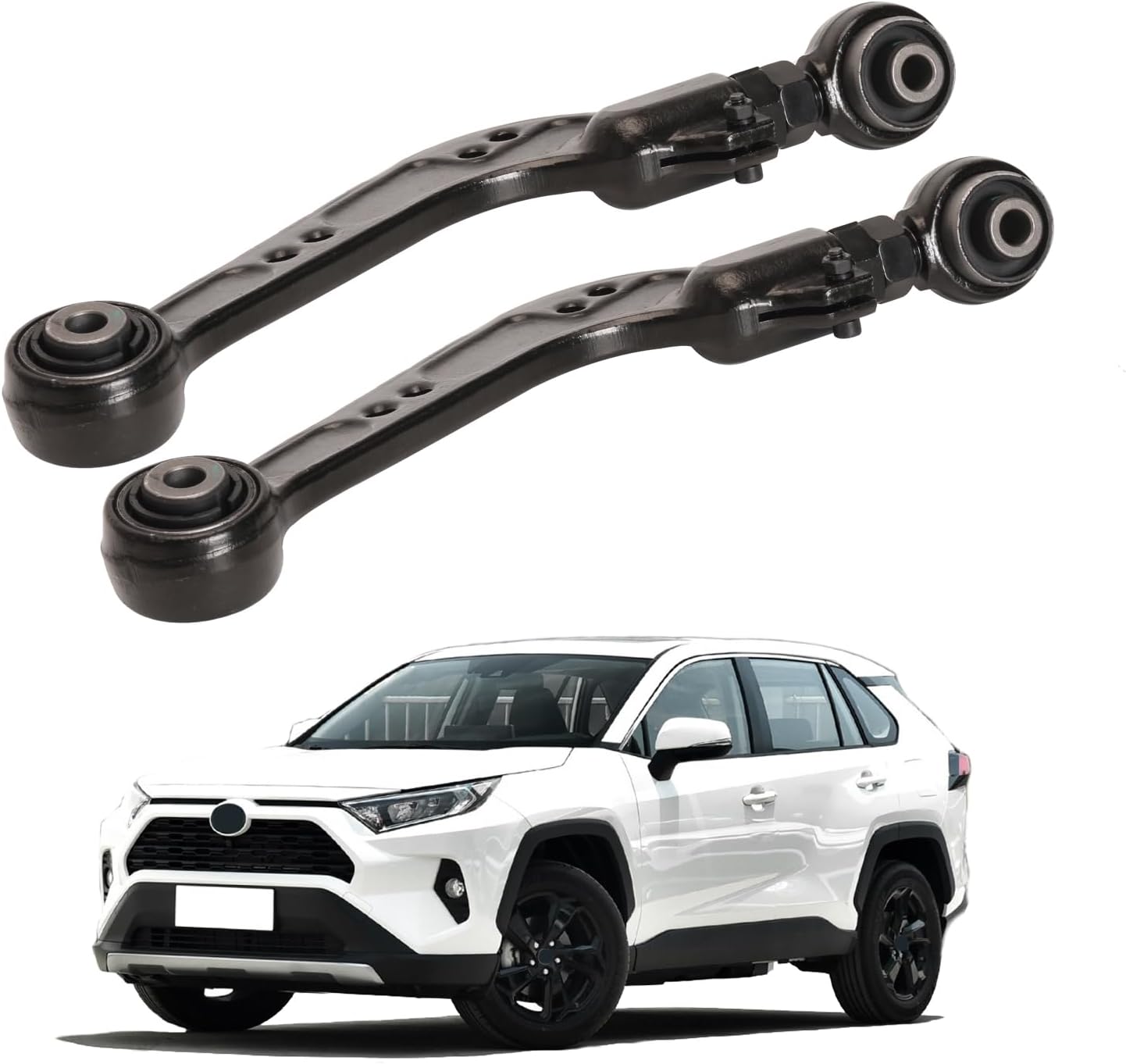 Amazon.com: Adjustable Rear Alignment Control Arms, Camber Arms Kit Fit ...