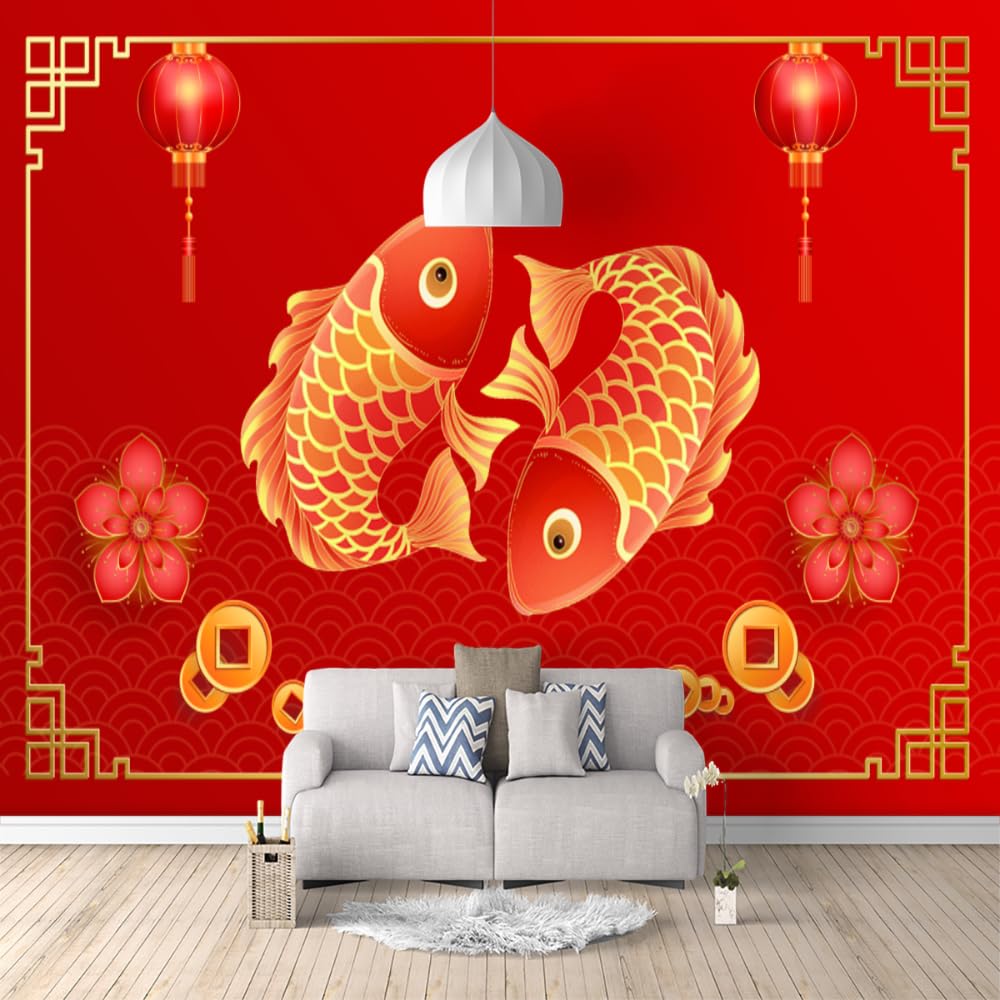 Koi Fish Drawing Wallpaper