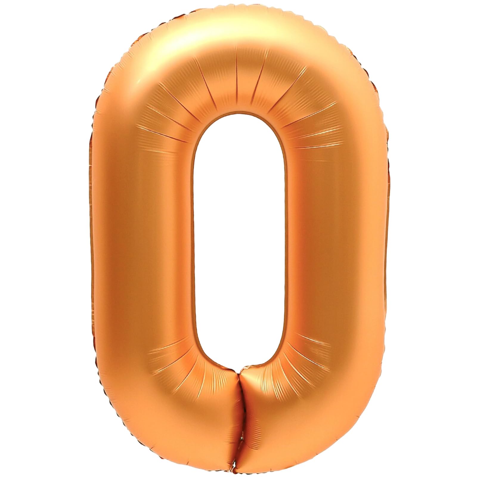 Amazon.com: 0 Number Balloon, Number Balloons 40 Inch, Orange Large Big ...