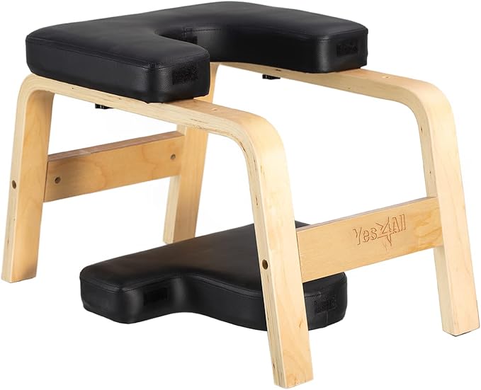 Amazon.com : Yes4All Yoga Headstand Bench, Yoga Inversion Chair for ...