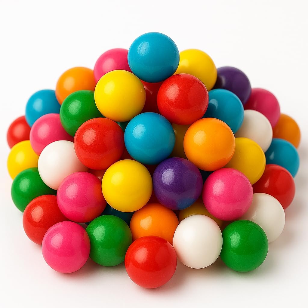 GRO VITS - Gumball Machine Refill Pack 1Kg – Assorted Bubblegum Balls ...