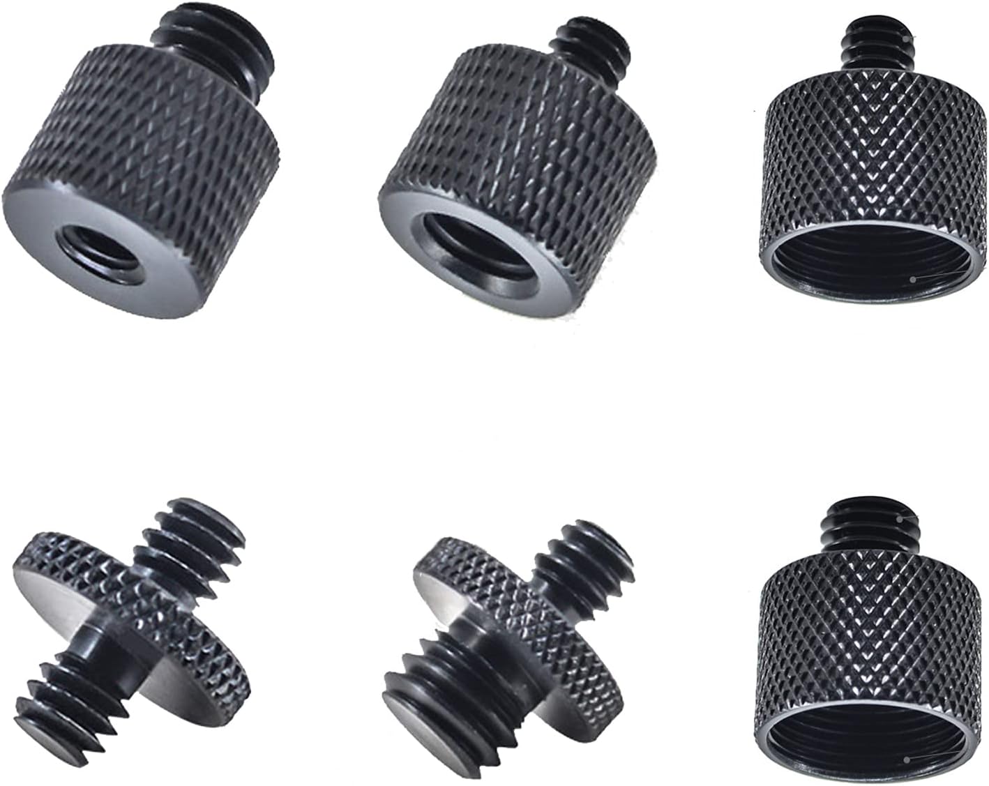 12 Pieces Mic Stand Adapter, Mic Thread Screw Adapter 5/8 Female to 3/8 ...