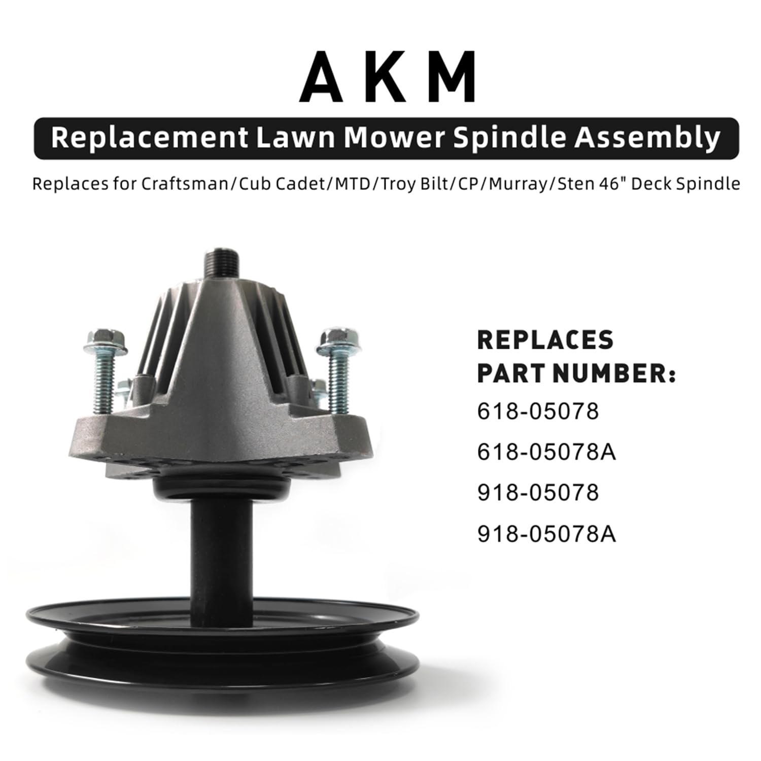 Snapklik.com : 918-05078 618-05078 Spindle Assembly For MTD Cub Cadet ...