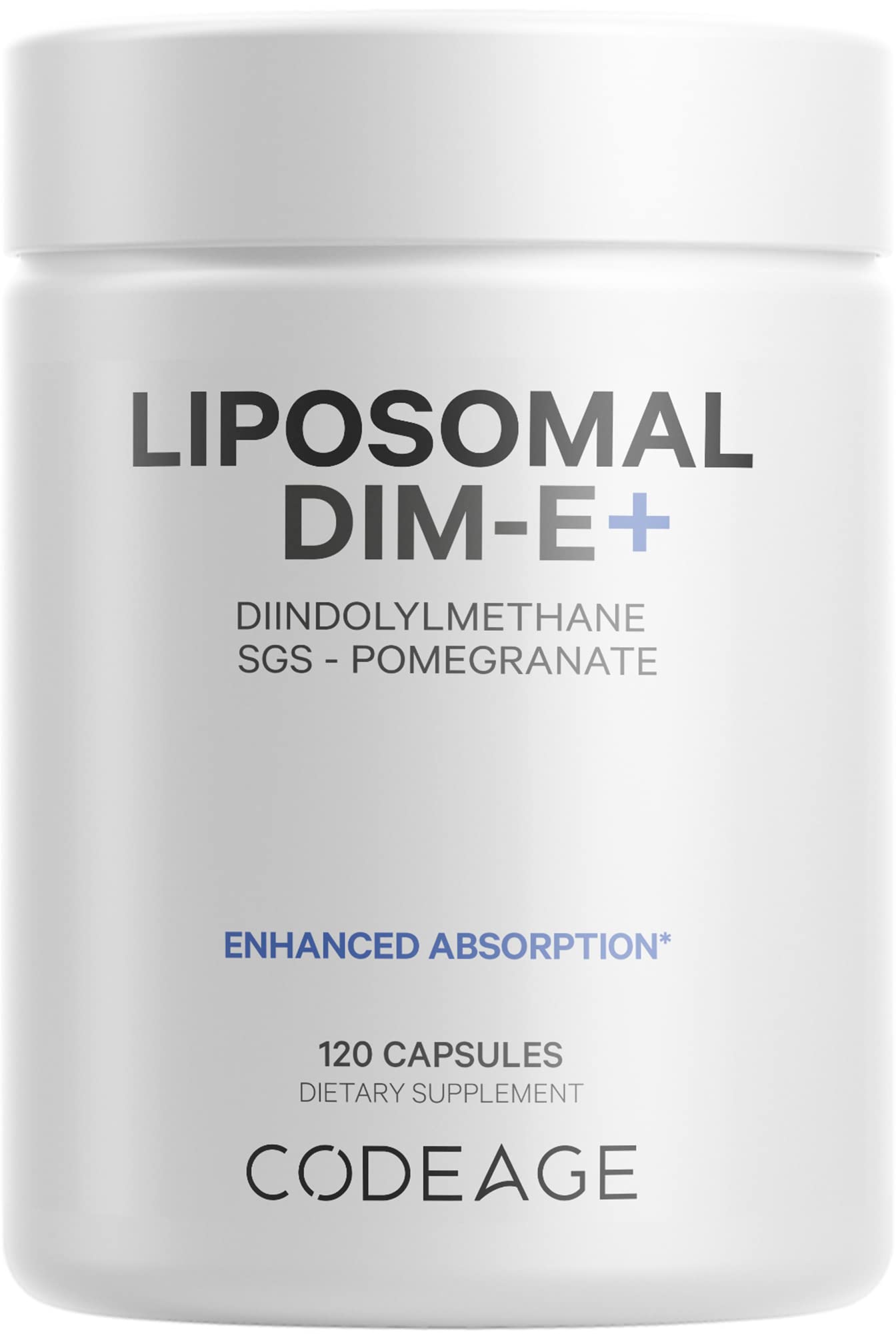 Amazon.com: Codeage Liposomal DIM Supplement - 4 Months Supply of DIM ...