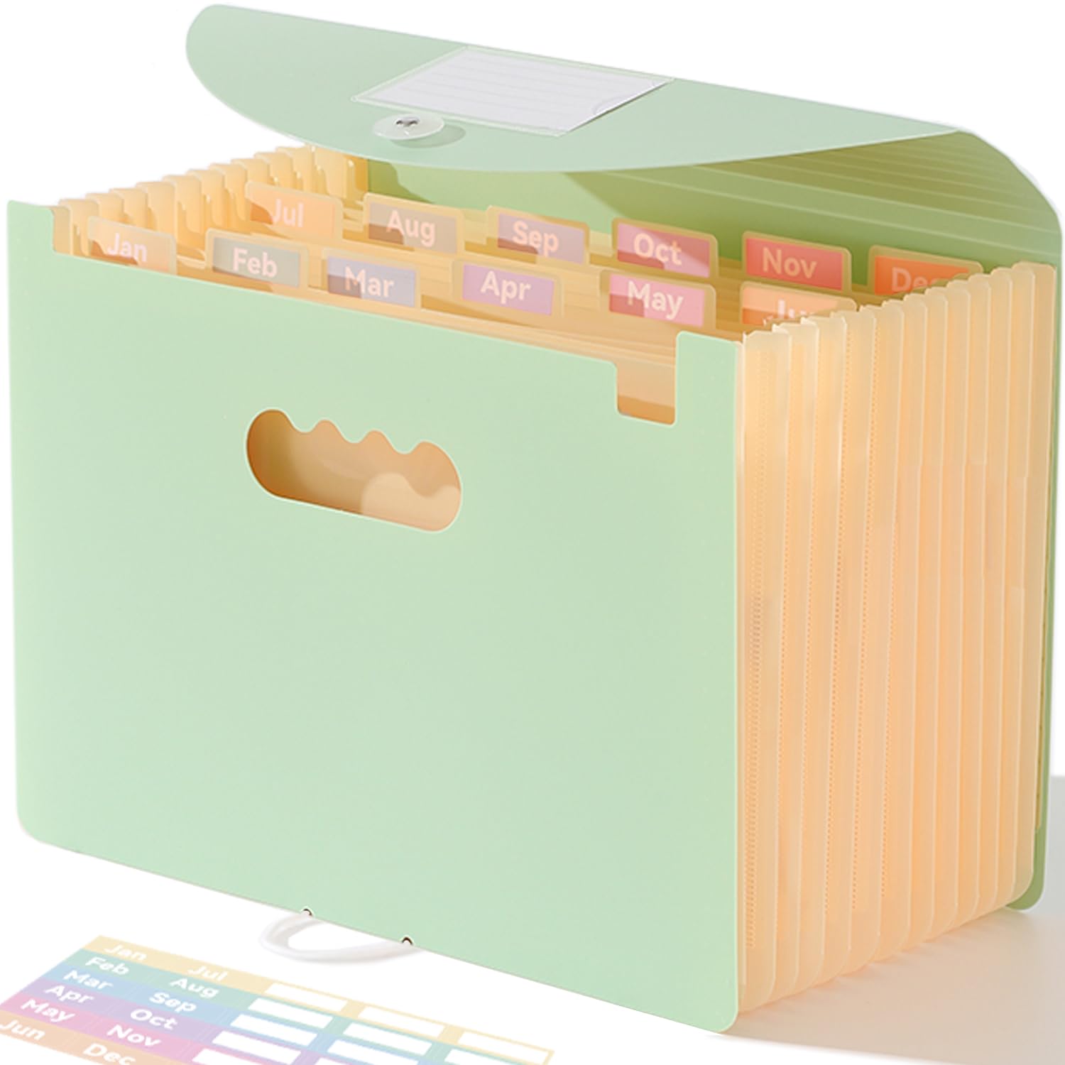 Amazon.com : SortRax Accordion File Organizer 12 Pockets, Monthly Bill ...