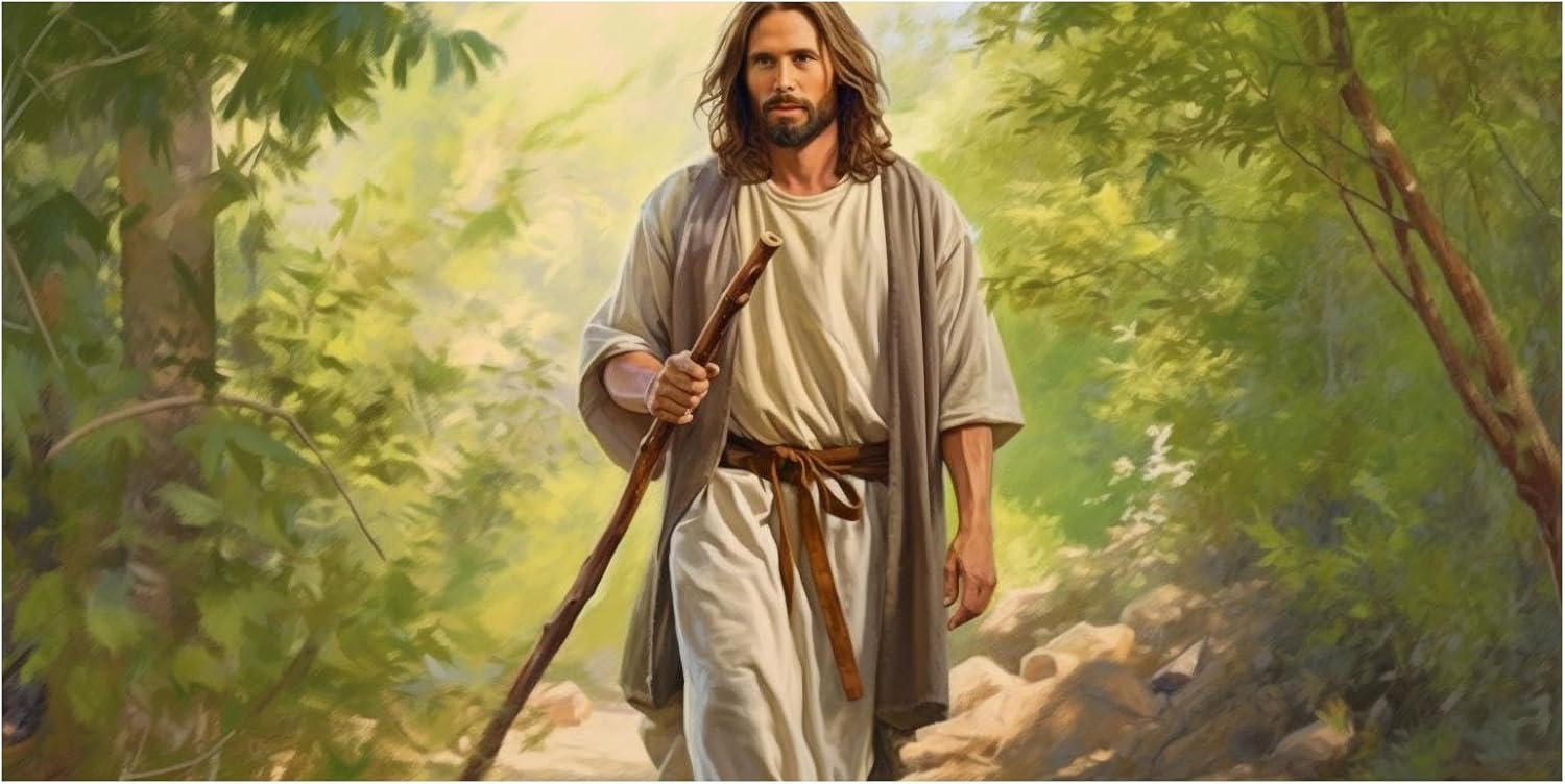 Amazon.com: veces Jesus Pictures for Wall,Jesus Portrait Canvas Prints ...