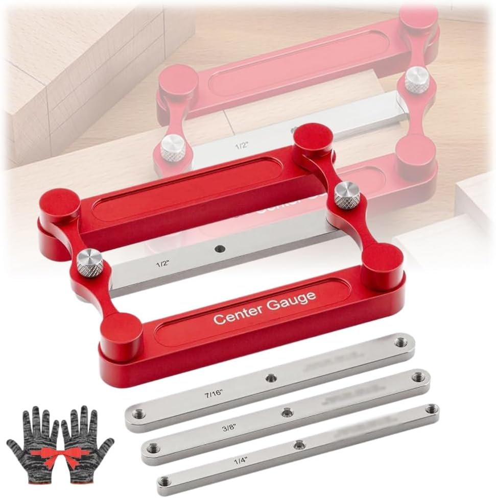 Amazon.com: Uhive Center Gauge, Stainless Steel Woodworking Marking ...