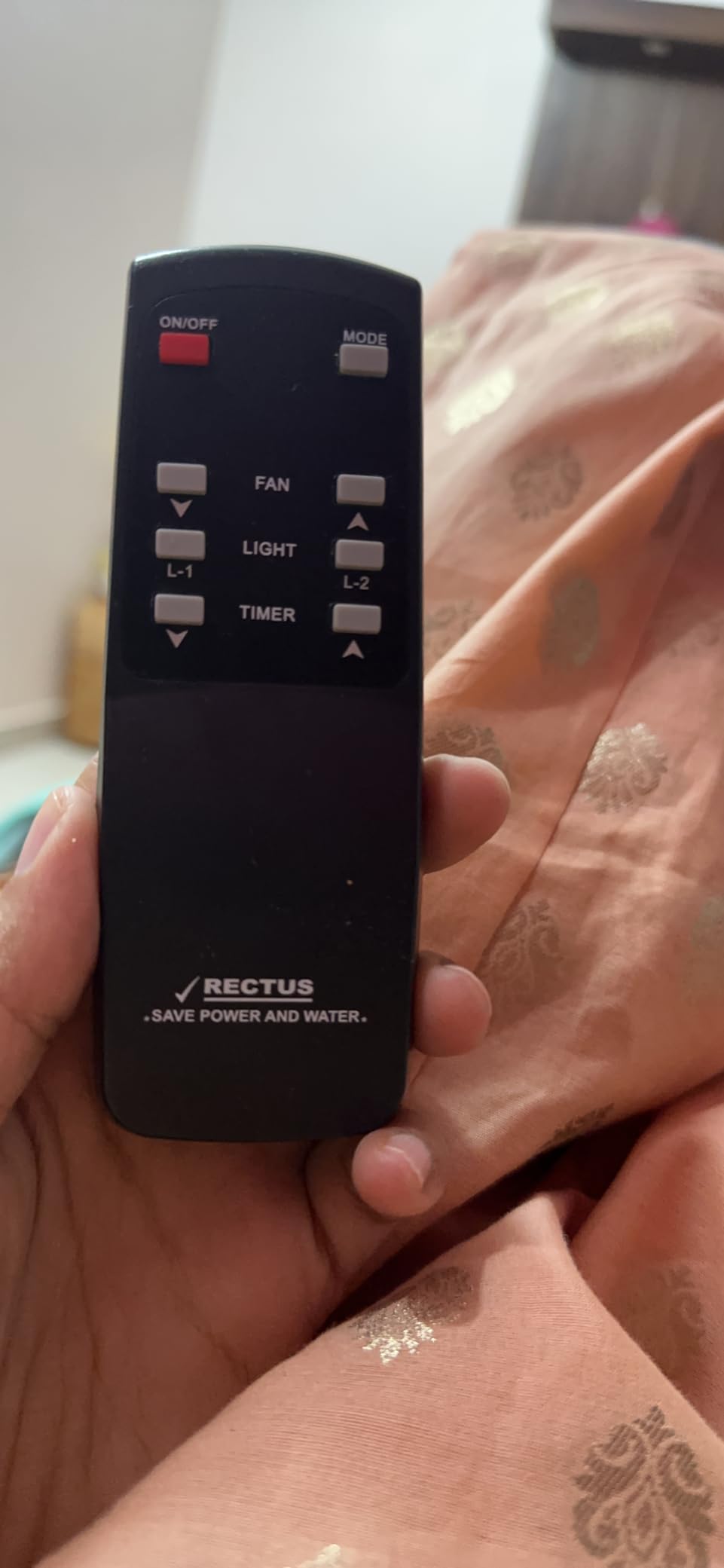 Buy Rectus Enterprises Electronic Ceiling Fan Remote Regulator White Or Black Pack of 1. Online ...