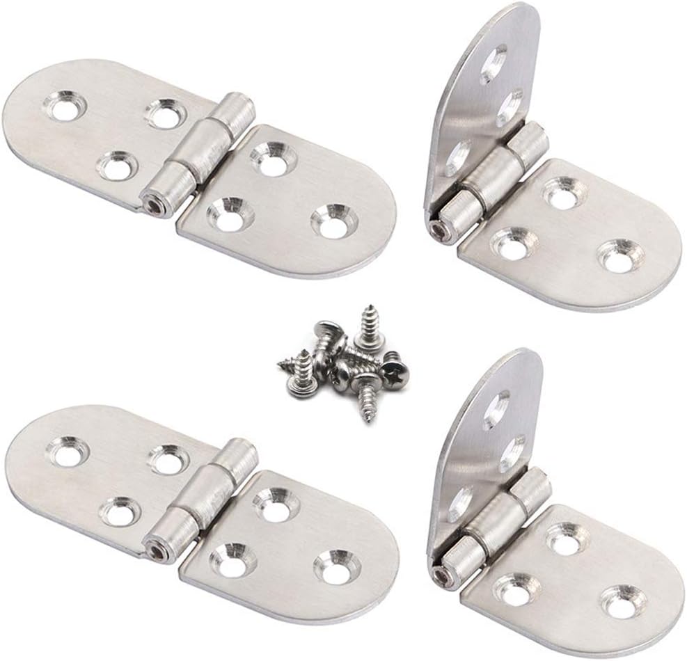 FGen 6pcs Zinc Alloy Flap Hinge Folding Table, Sewing Machine ...