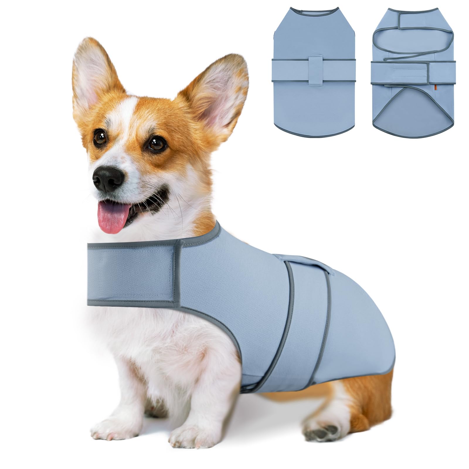 Amazon.com : Uadonile Dog Anxiety Shirt,Dog Anxiety Jacket Calming Vest ...