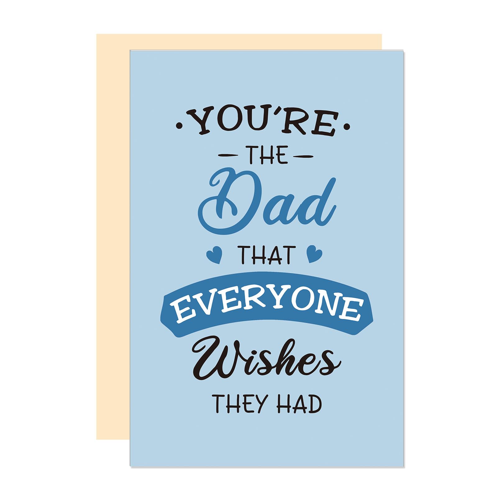 Amazon.com : Ure Tenk Heartfelt Father's Day Card, Appreciate Card for ...