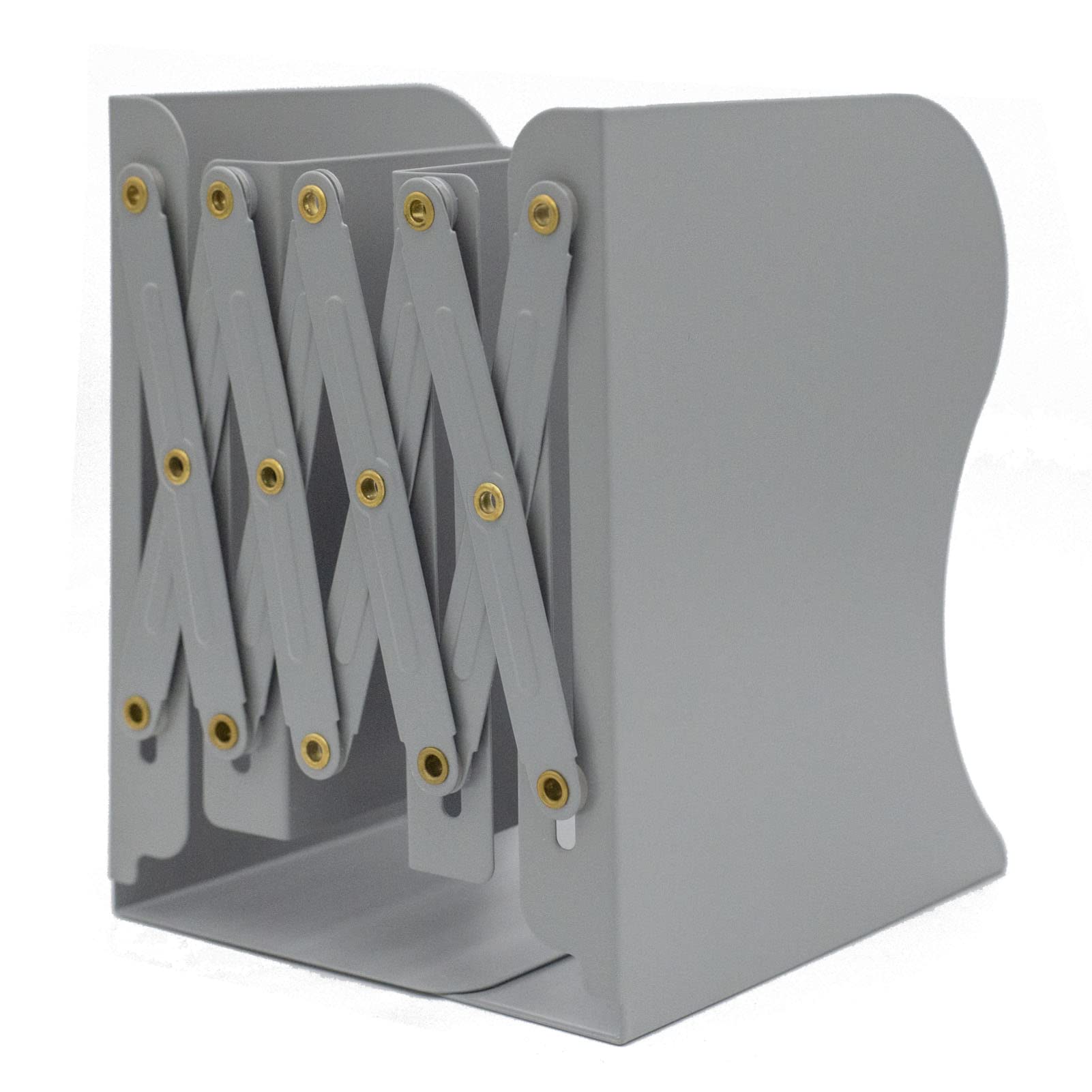 Amazon.com: Zyners Adjustable Metal Bookends Heavy Duty for Shelves, 2 ...