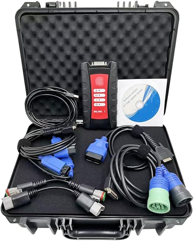 Amazon.com: Inline 7 Data Link Adapter Truck Diagnostic Tool with ...