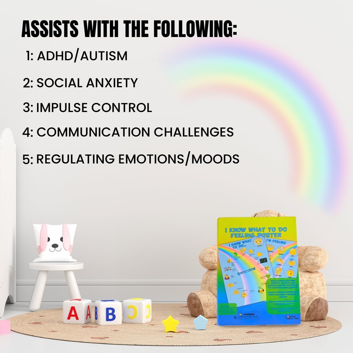 Snapklik.com : I Know What To Do Feelings Poster Elementary Autism And ...