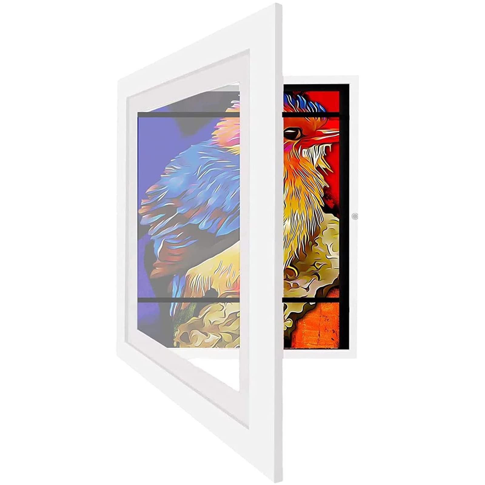 Children's Art Frame Front Opening Fillable Picture Frame for Opening ...
