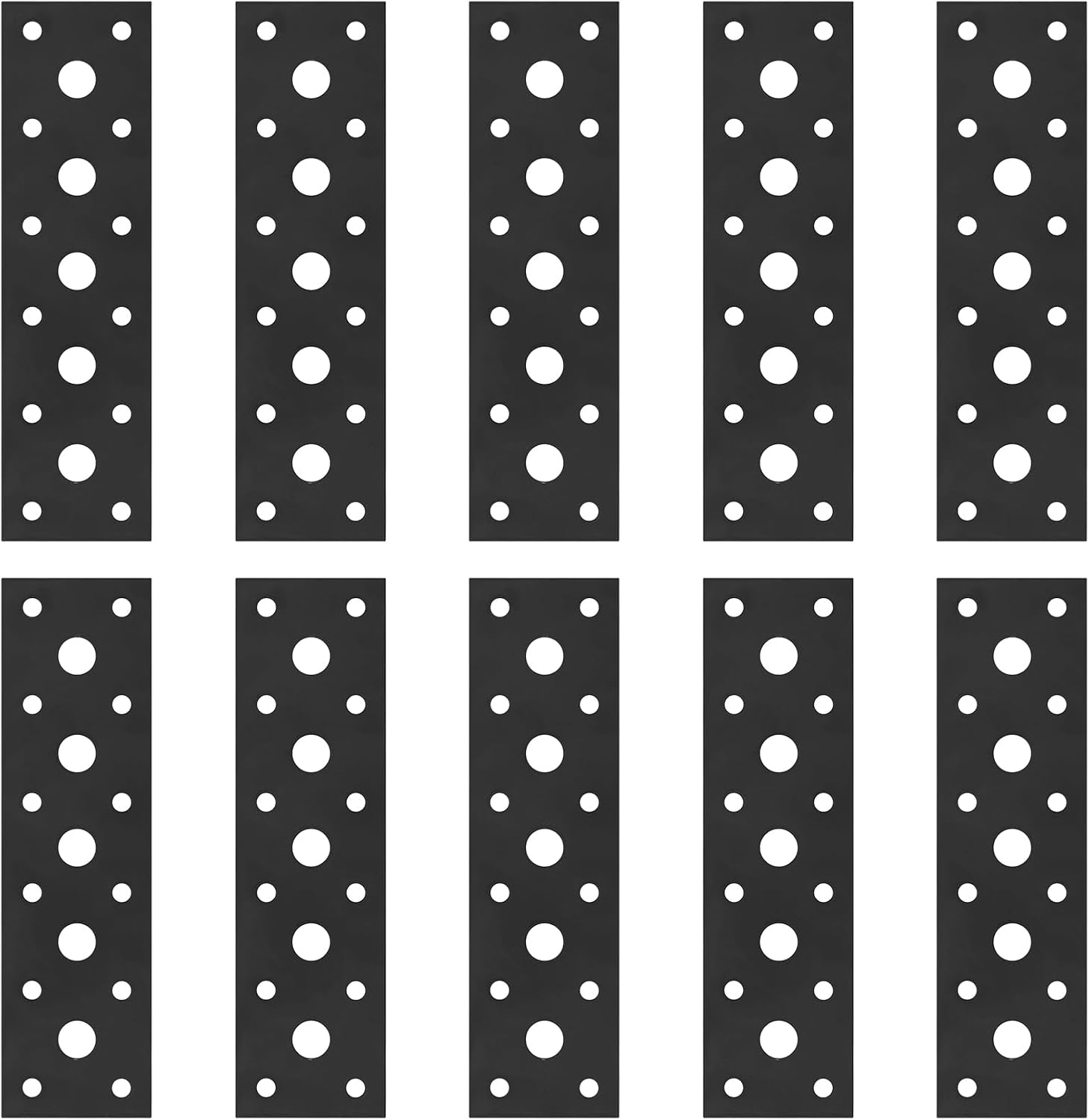 Amazon.com: Flat Mending Plate, 10 Pcs Flat Straight Brace Brackets ...