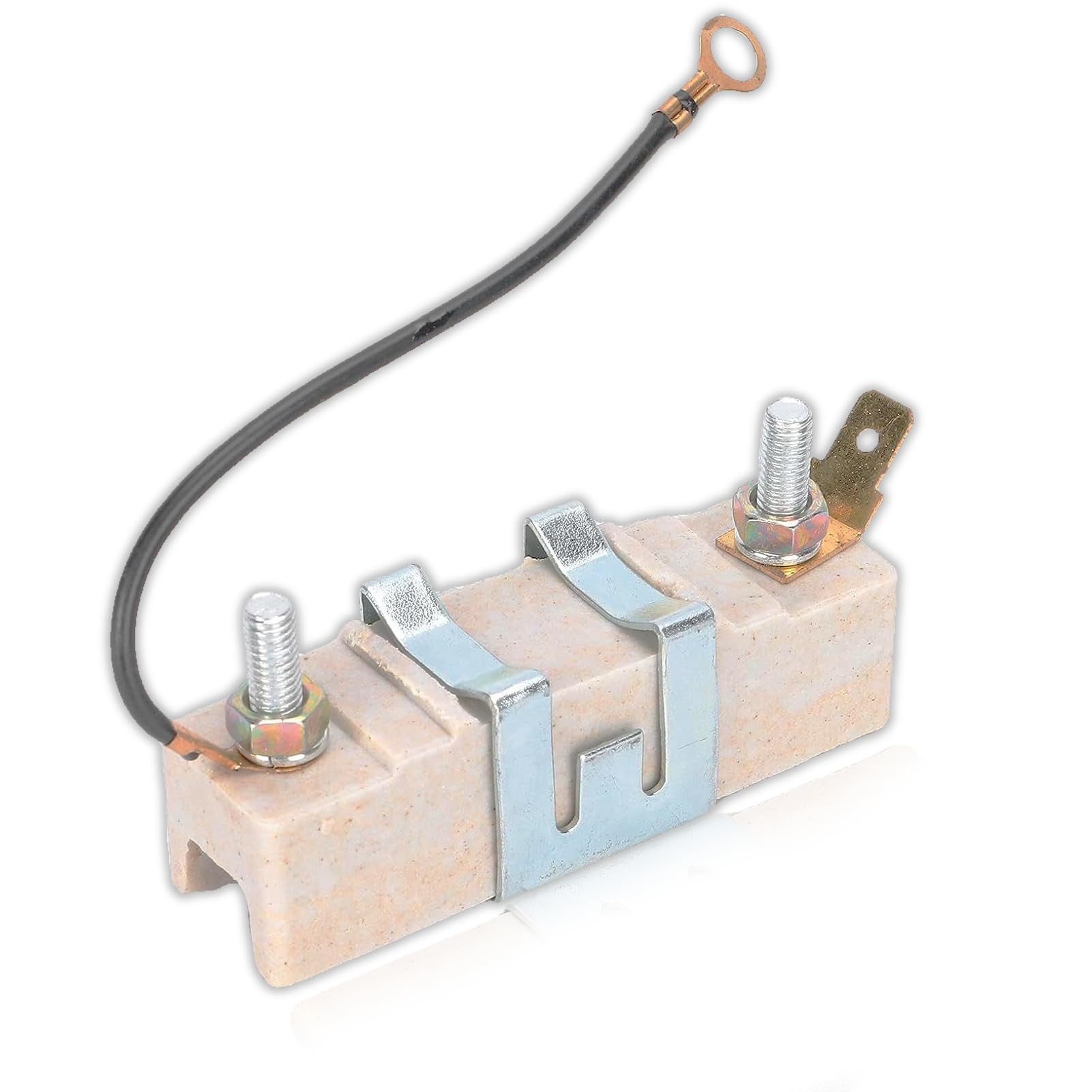 Amazon.com: Ignition Coil Resistor, Metal Ceramic Ballast Resistor Wear ...