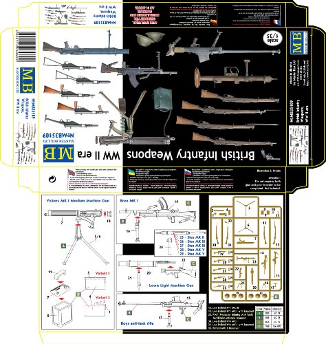 Master Box Models "British Shooting Weapons" WWII Era Model - Want It All