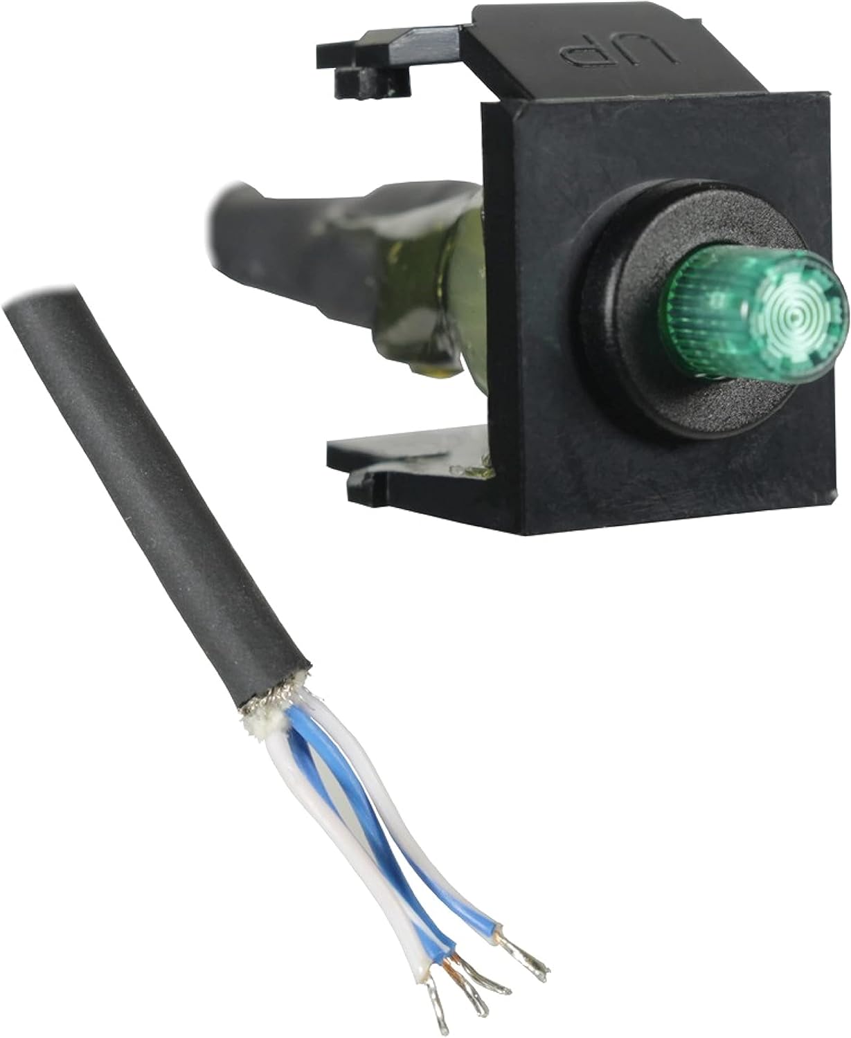 Amazon.com: MOMENTARY Switch Black 6FT W/LED SNAP-in Assembly : Electronics