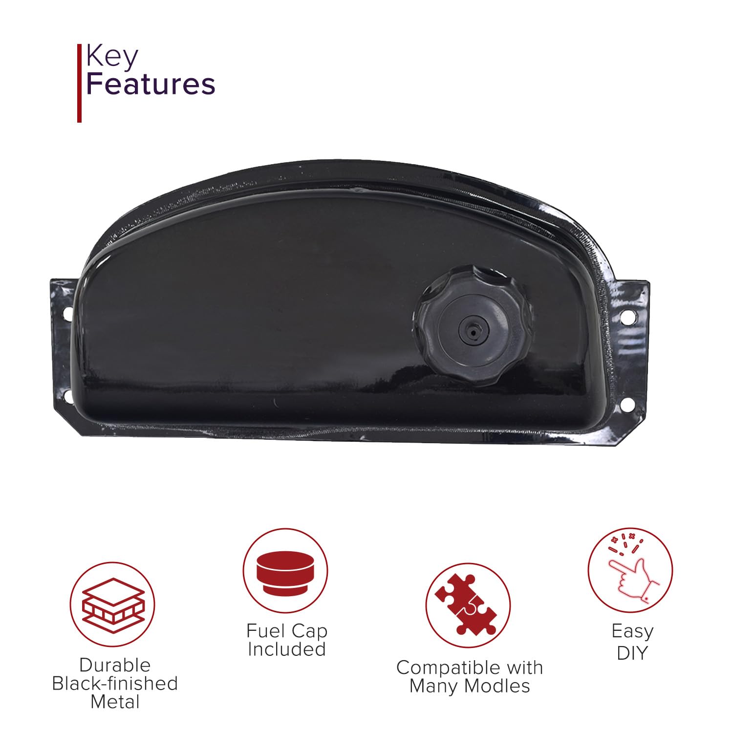 Snapklik.com : Fuel Tank For 110cc Go-Karts & Dune Buggies